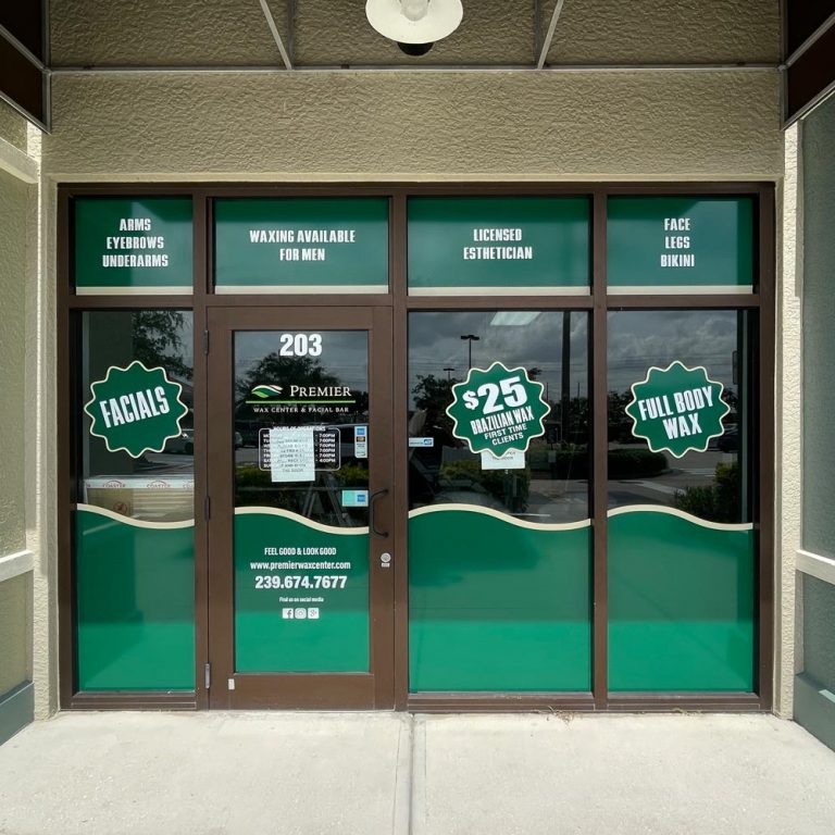 Window Lettering - Cape Coral Signs and Printing
